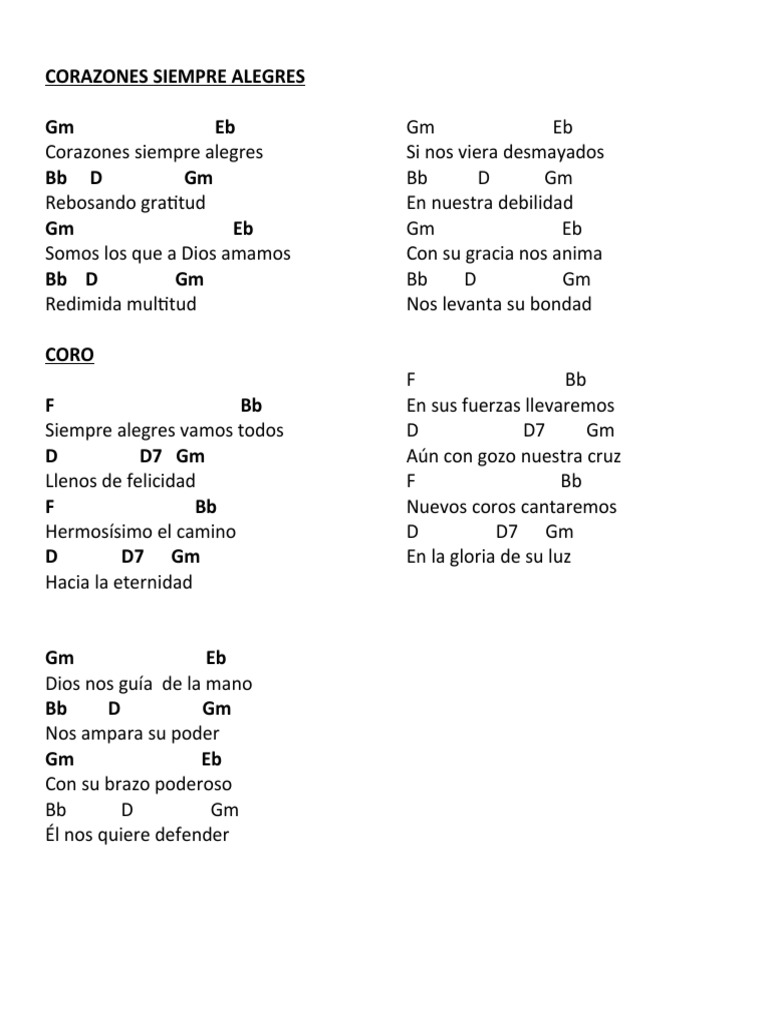 Corazones Siempre Alegres | PDF