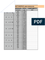 MDF Weight Chart | PDF | Units Of Measurement | Notation
