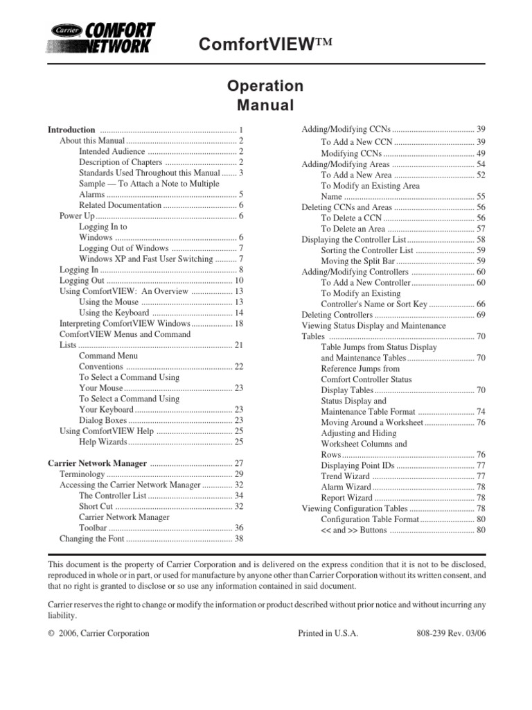 ComfortVIEW MANUAOP PDF | PDF | Computer Keyboard | Windows Server 2003