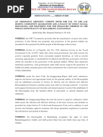 Executive Order No. 017 S. 2022 - ORGANIZING THE BARANGAY HEALTH ...