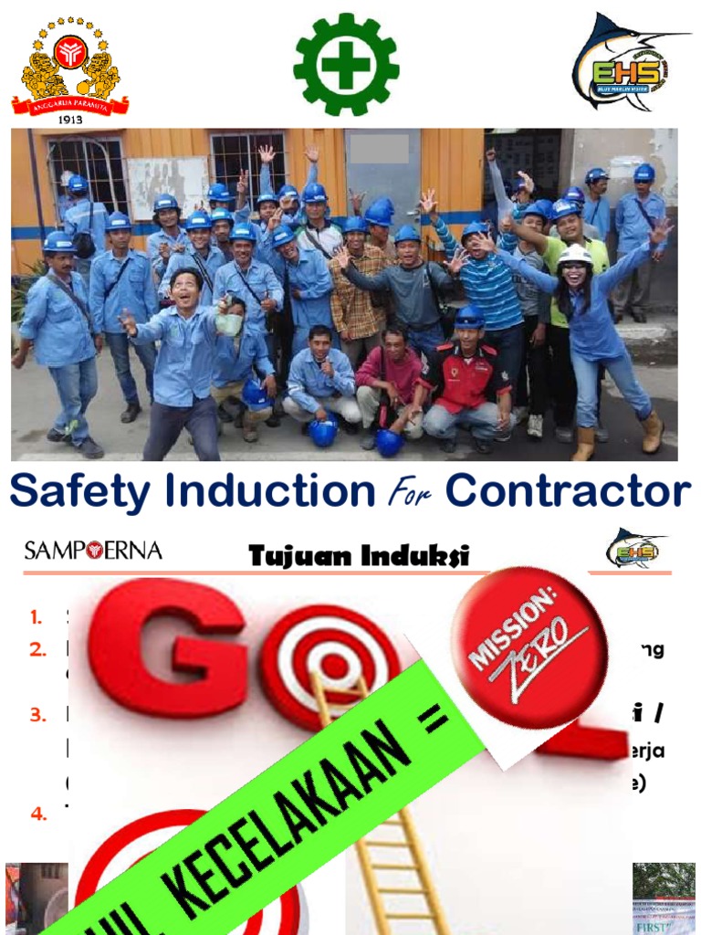 EHS Induction For Contractor in Area Eate | PDF
