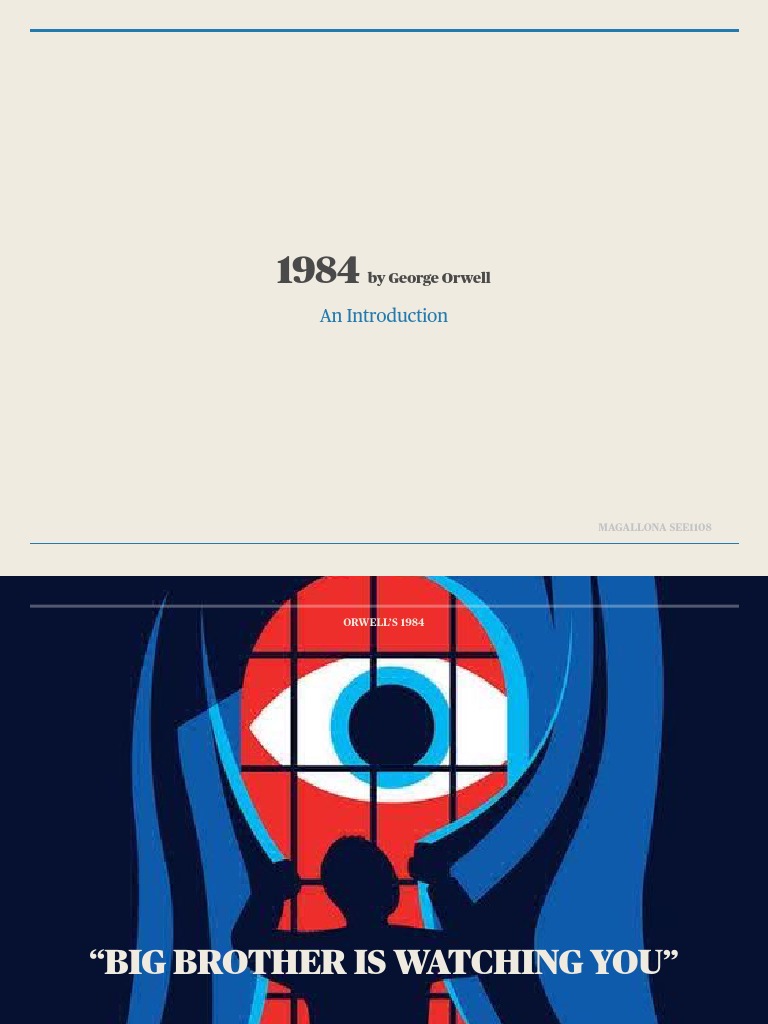 An Introduction: by George Orwell | PDF | Dystopia | George Orwell