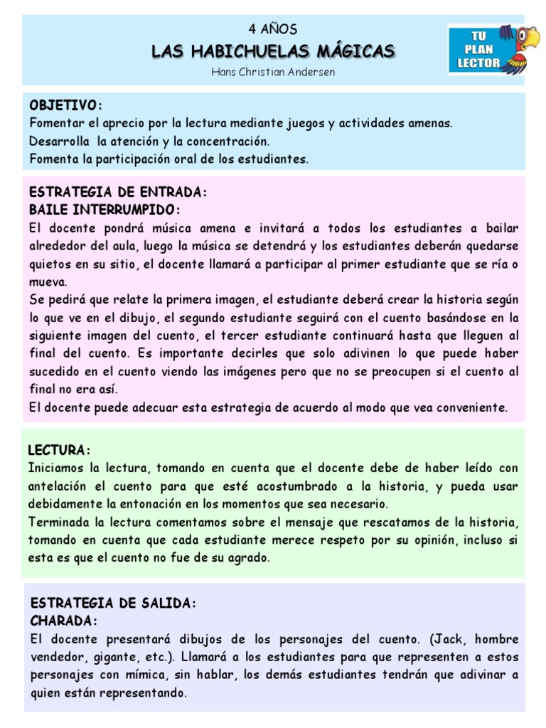 M3 L2 Las Habichuelas Magicas | PDF | Jack y las habichuelas magicas