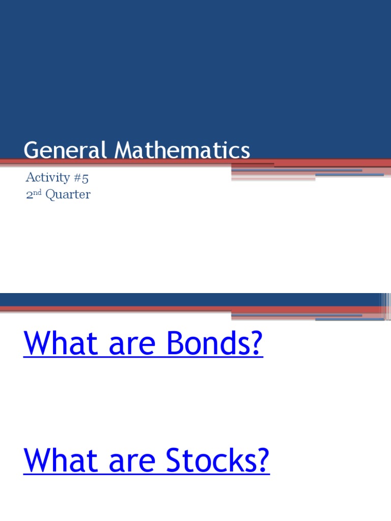 Understanding stocks, bonds, and efficient markets | PDF | Bonds ...