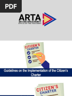 Template For Citizen's Charter | PDF