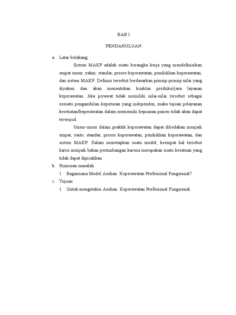 Manajemen Makp Fungsional | PDF