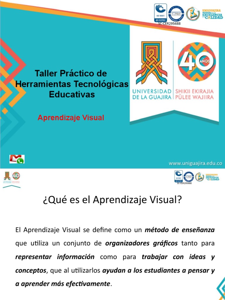 Presentación Aprendizaje Visual | PDF | Método de enseñanza | Información