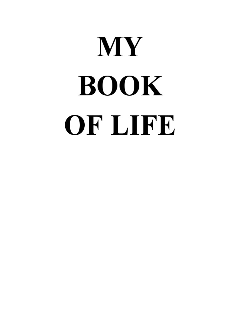My Book of Life: A Personal Reflection on Growth, Relationships, and ...