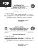 Certificate of Detention | PDF