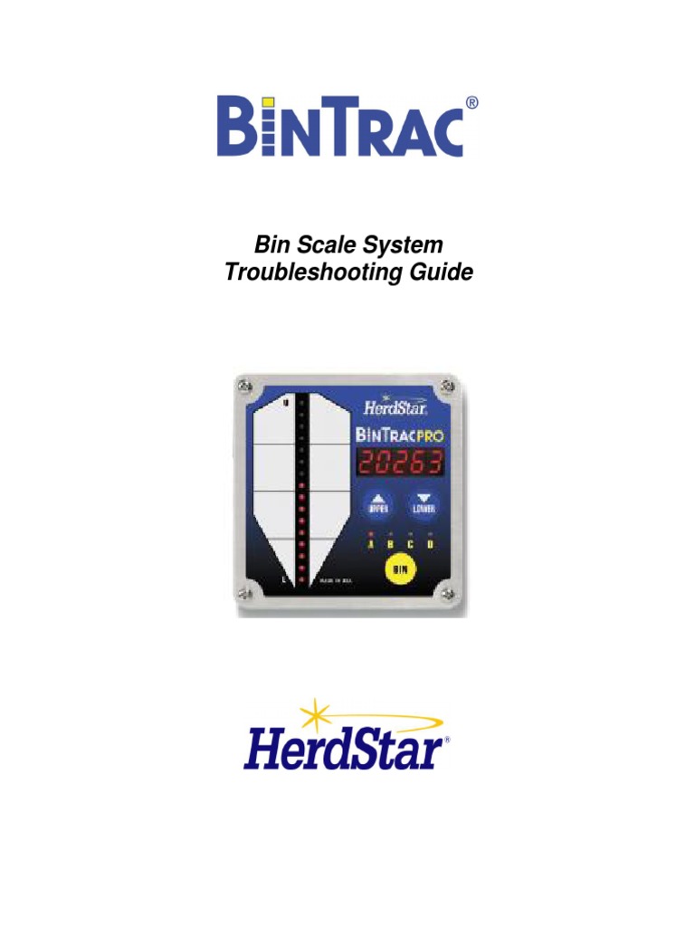 BinTrac Troubleshooting Guide Rev D | PDF | Power Supply | Electrical ...