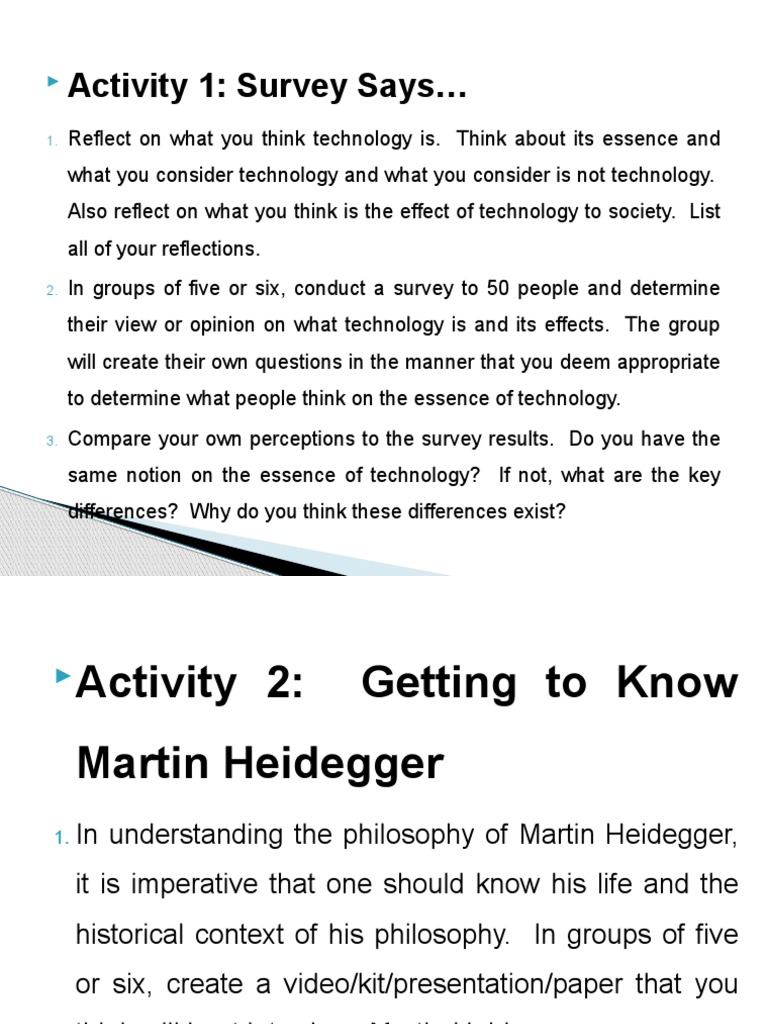 Technology As A Way of Revealing | PDF | Martin Heidegger | Truth