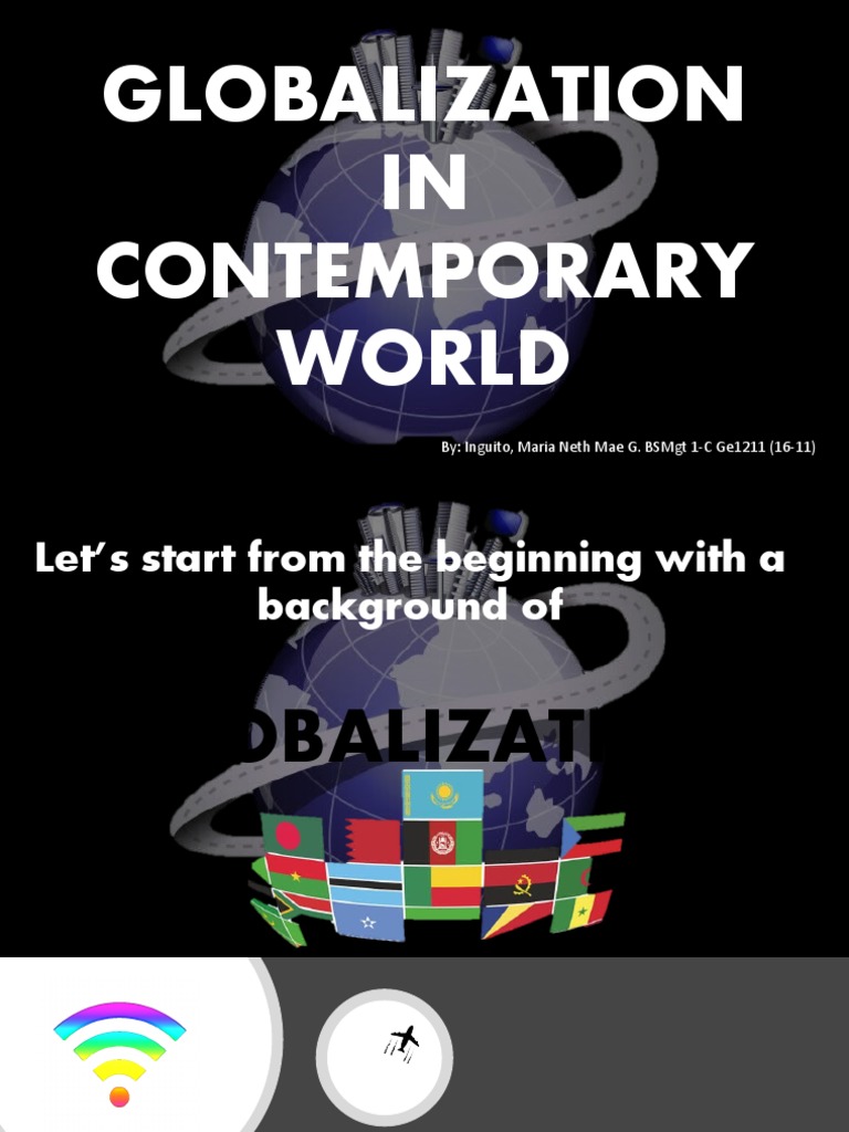 Globalization in Contemporary World | PDF | Globalization | Cultural ...