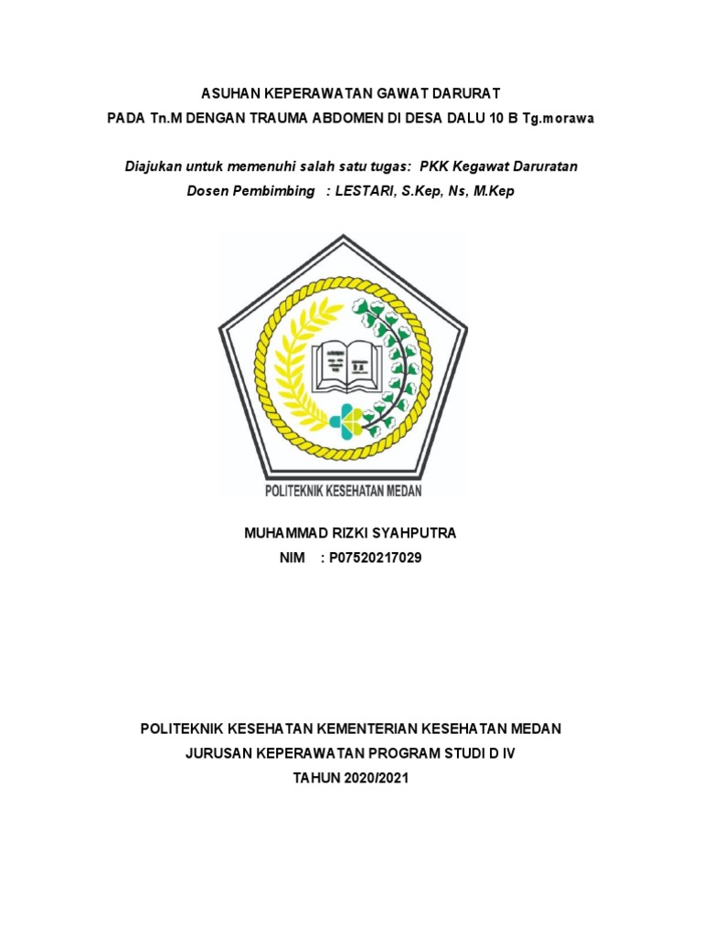 M.rizki LP & Askep Trauma Abdomen | PDF