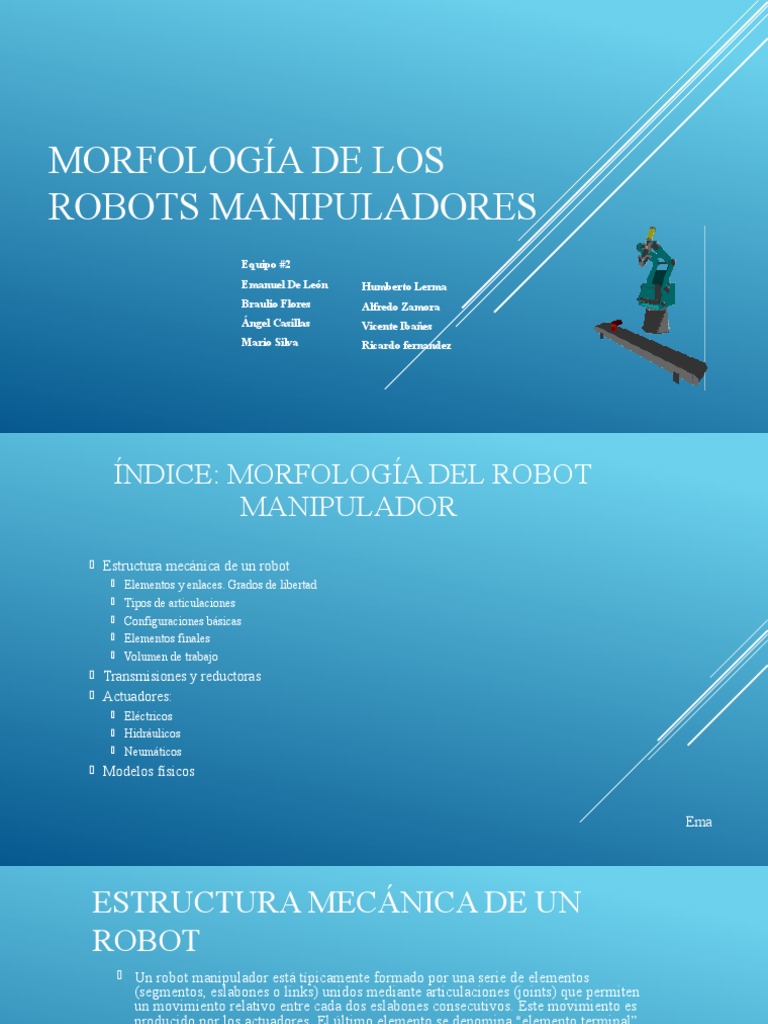 Morfologa de Los Robots Manipuladores 151029220815 Lva1 App6891 | PDF | Solenoide | Robot