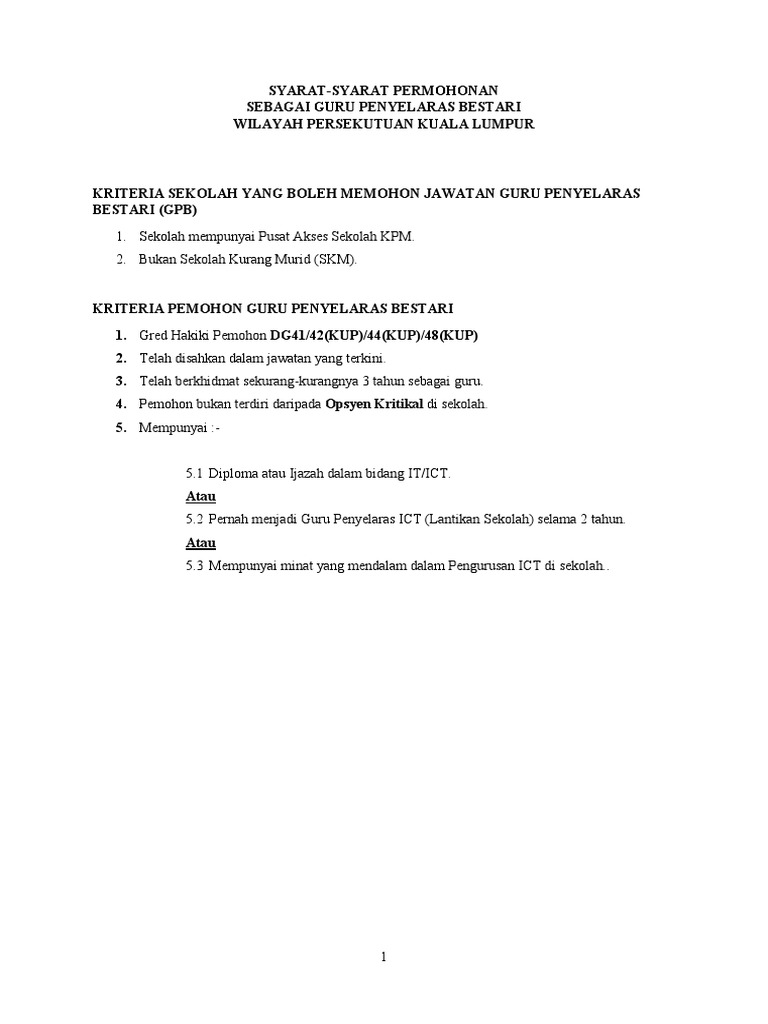 Borang Permohonan GPB | PDF