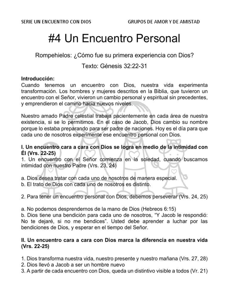 Un Encuentro Con Dios 2 | PDF | Salvación | Jacob
