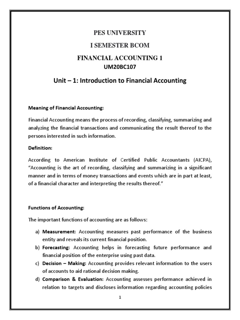 An Introduction to Financial Accounting: Concepts, Principles, Users ...