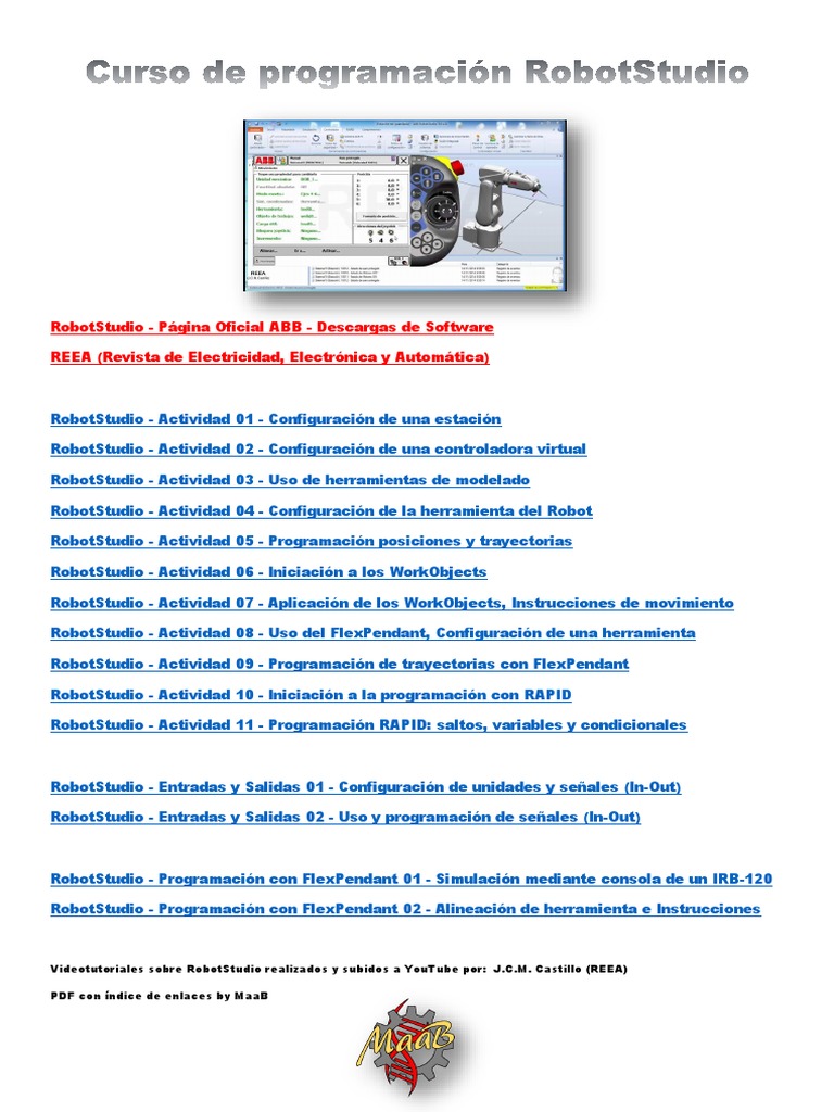 Curso de Programación Robotstudio | PDF | Informática