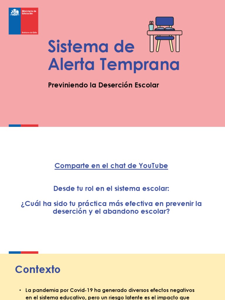 Sistema de Alerta Temprana DEG PDF | PDF | Educación avanzada