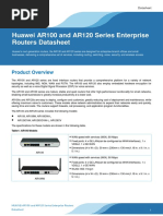 Huawei NetEngine AR611W Enterprise Router Datasheet | PDF | Virtual ...