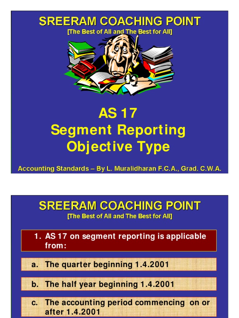 AS 17 Segment Reporting | PDF | Revenue | Expense