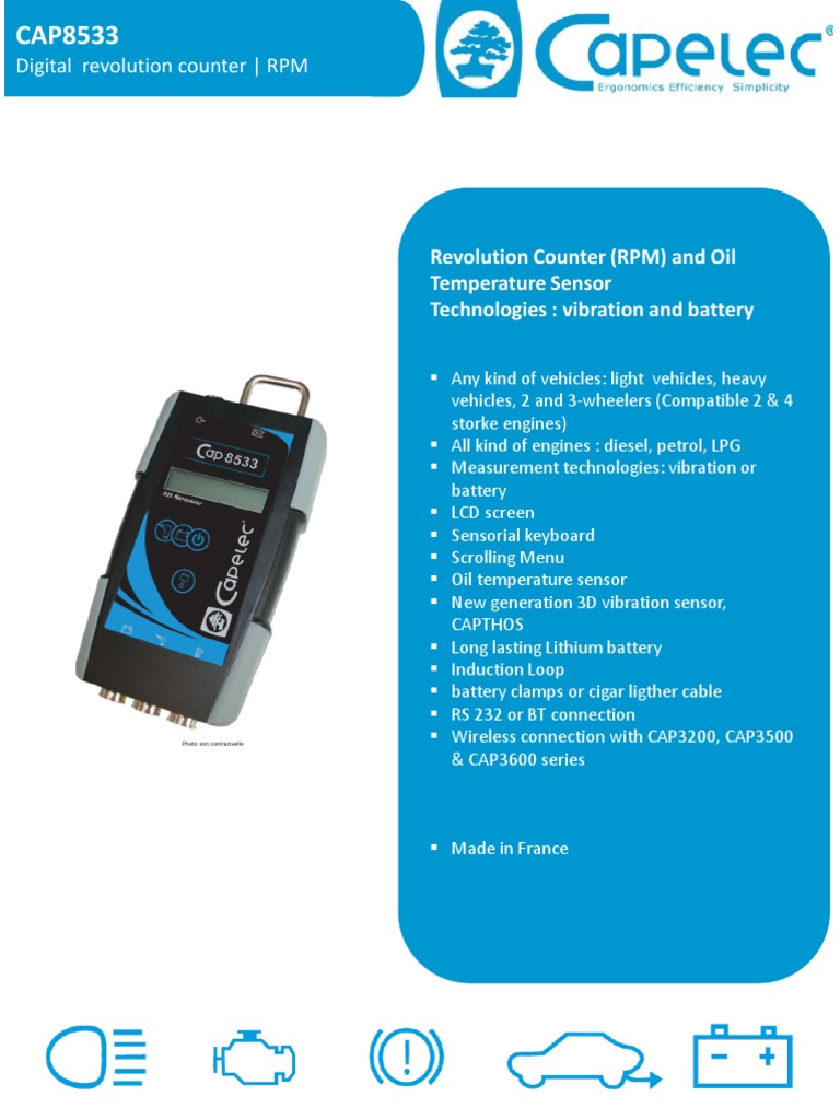 Digital Revolution Counter - RPM | PDF | Sensor | Electrical Engineering