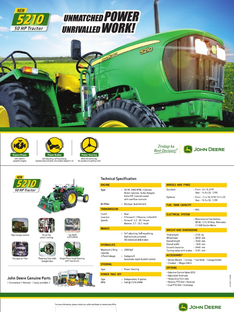 John Deree - 5210-Brochure | PDF