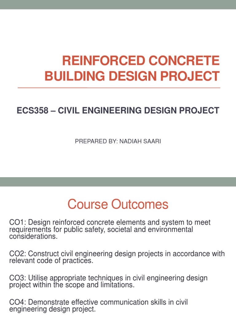RC Building Design Project | PDF | Architect | General Contractor