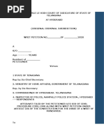 Coding Sheet High Court of Judicature at Madras Writ Side (To Be Filled ...