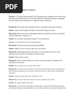 Pharmacist Conversation | PDF | Pharmacy | Over The Counter Drug