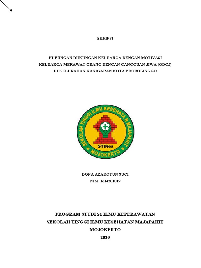 Skripsi | PDF | Pengembangan Diri | Kesehatan Holistik