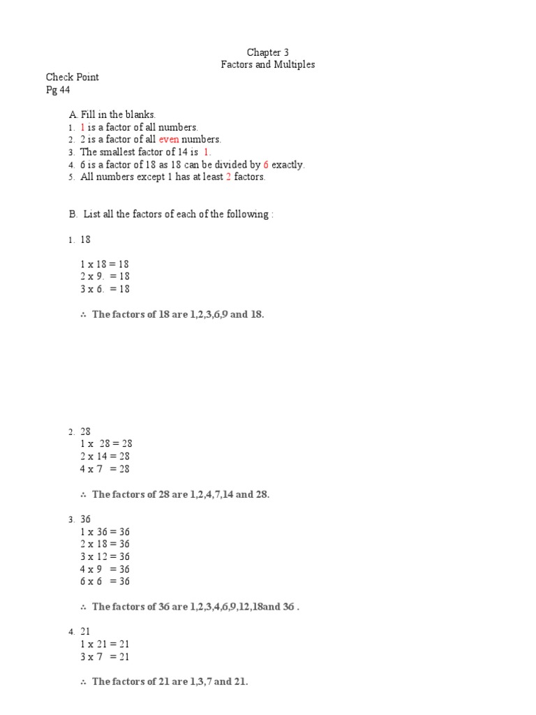Chapter 3 Checkpoint | PDF