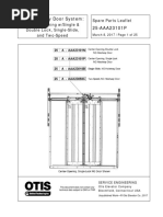OTIS LFT Layout Drawing | PDF | Elevator | Door