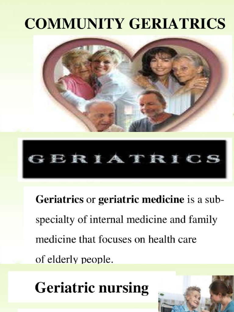 Geriatric Nursing | PDF