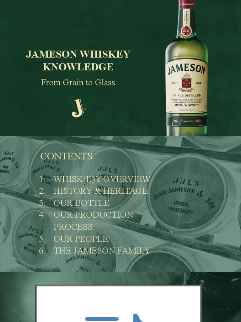 Jameson Whiskey: From Grain to Glass | PDF | Whisky | Barrel