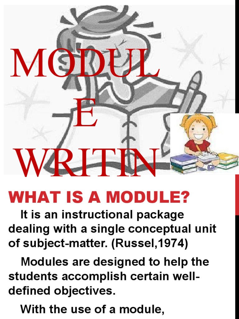 Module Writing Guidelines and Tips | PDF | Educational Assessment ...