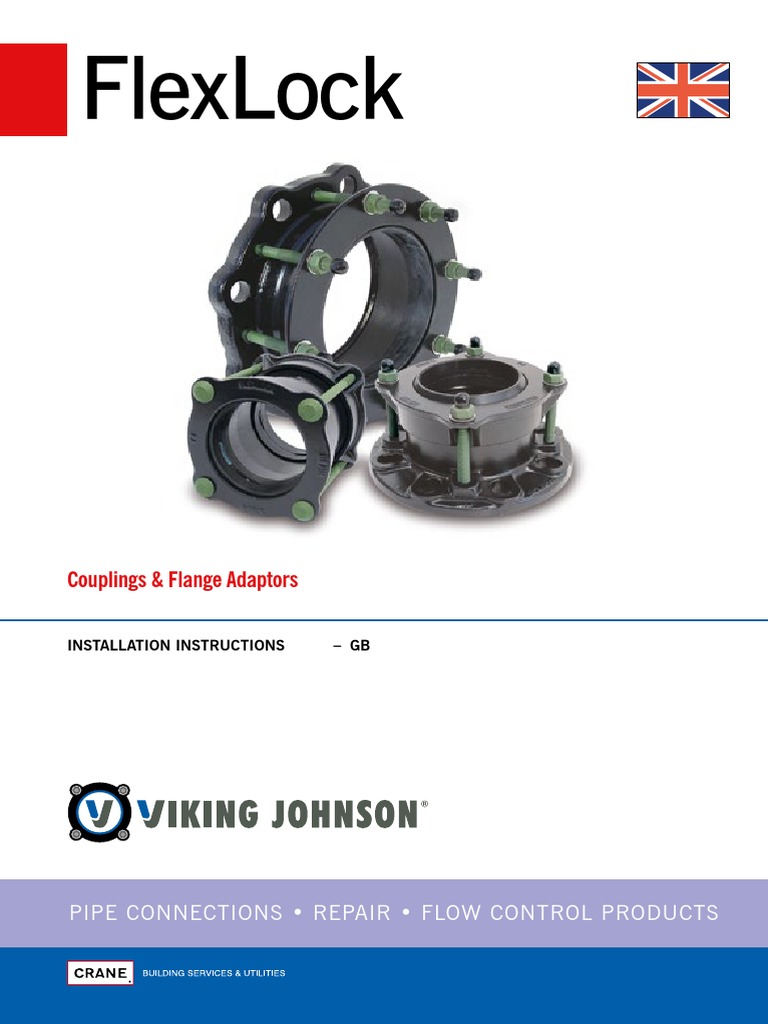 Flexlock: Couplings & Flange Adaptors | Download Free PDF | Pipe (Fluid ...