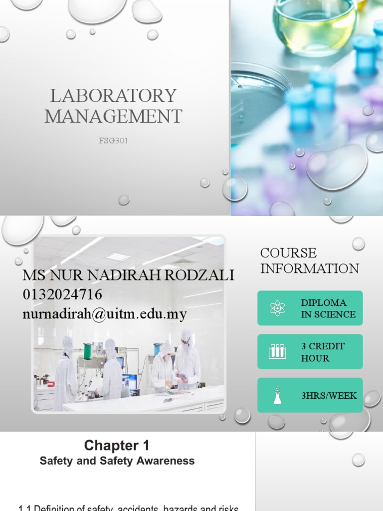 Laboratory Management Course Overview | PDF | Laboratories | Quality