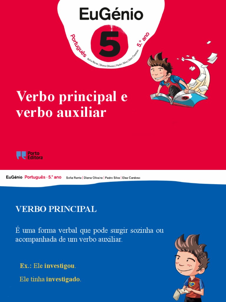 Verbos Principais e Auxiliares Explicados | PDF | Artes Linguísticas e ...