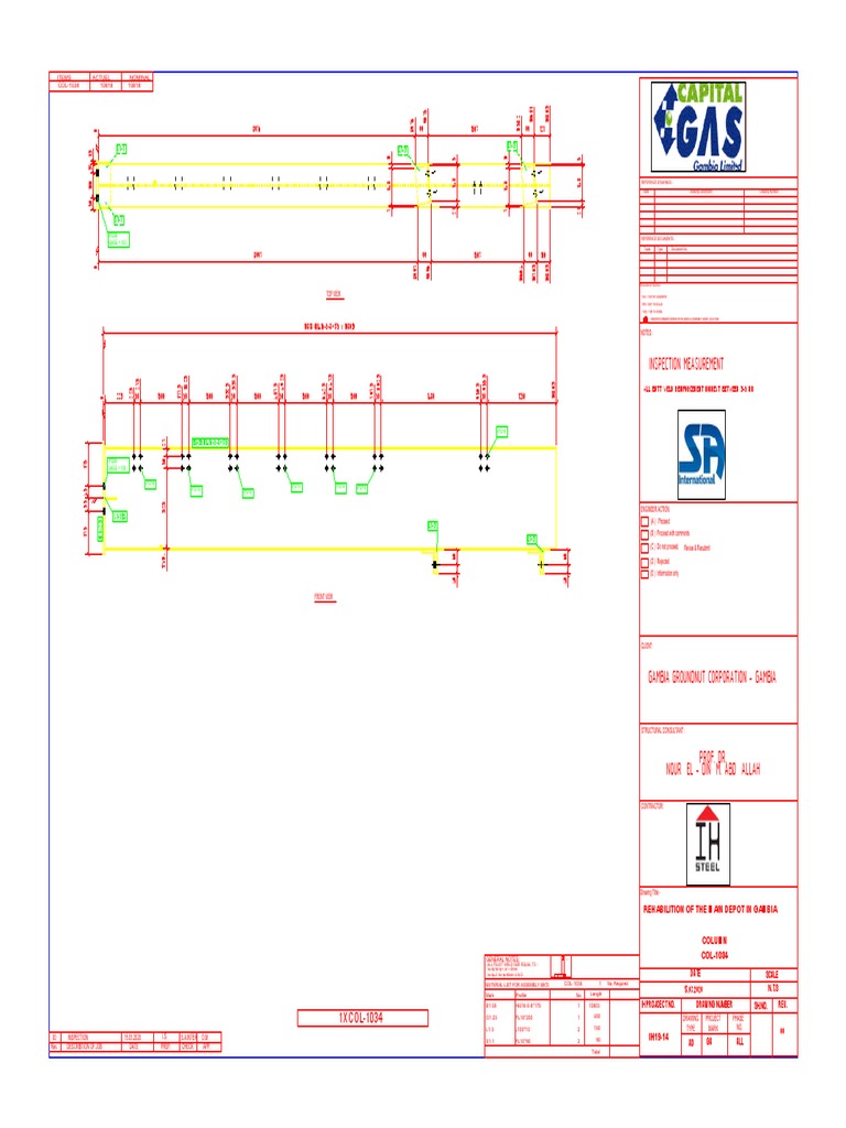 COL-1034 - COLUMN - Rev 00-Model | PDF | Mechanical Engineering