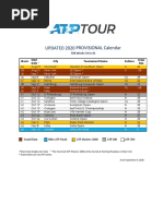 ATP Tour 2026 Tournament Schedule | PDF | Tennis Tournaments | Grand ...