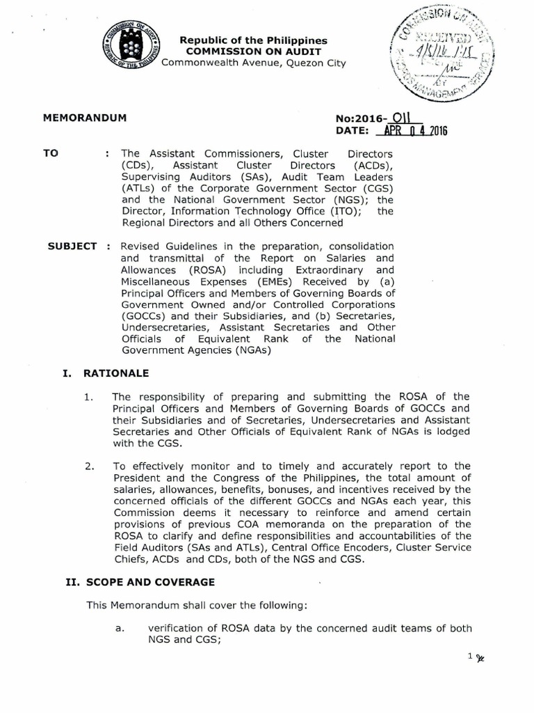Commission On Audit: Republic of The Philippines | Download Free PDF ...