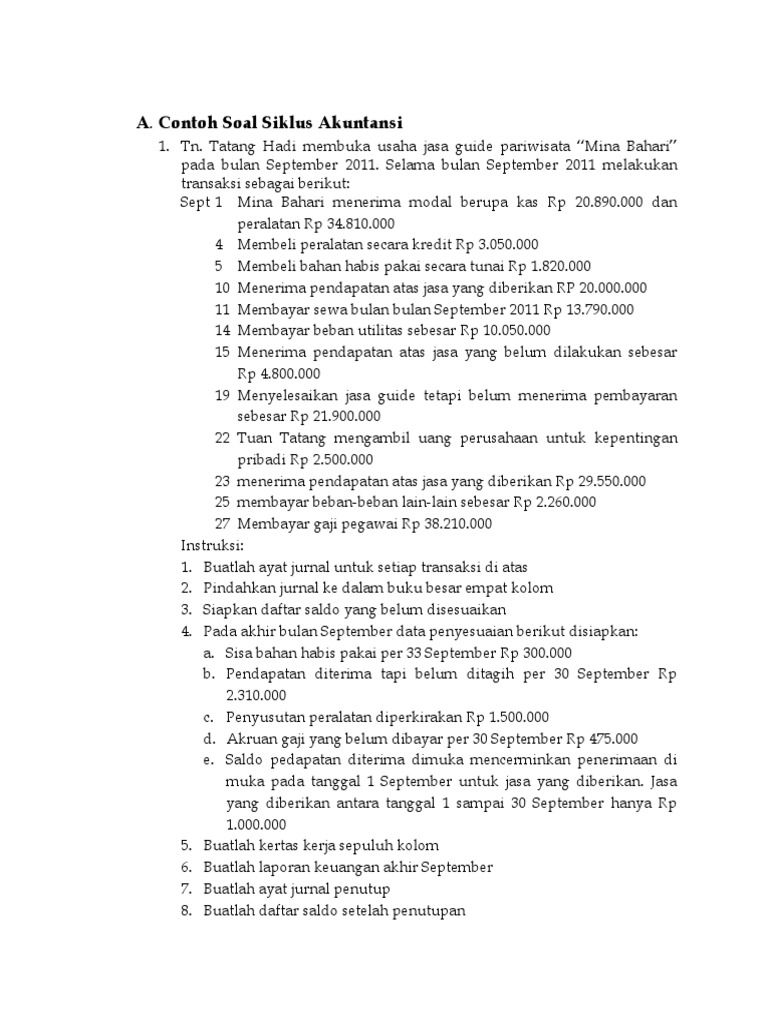 Contoh Komprehensif | PDF