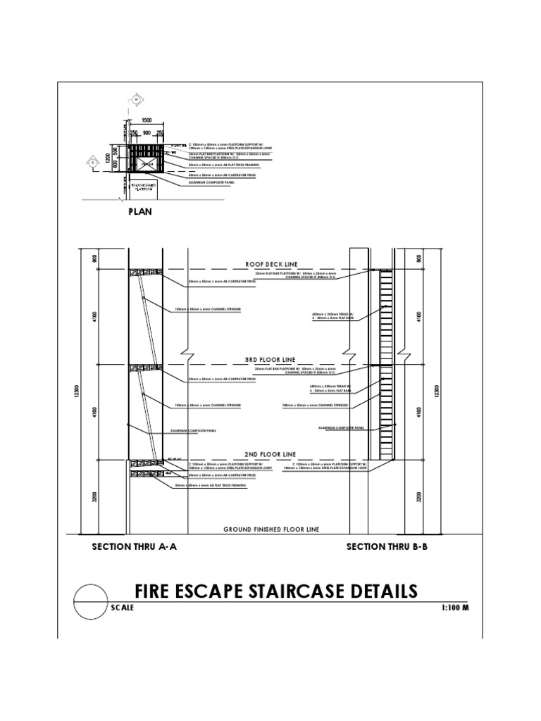 FUS FIRE EXIT (1) - Layout1 | PDF | Structural Engineering | Building Technology