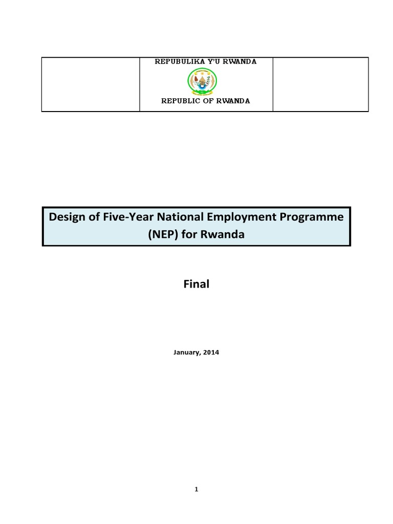 2014 MIFOTRA National Employment Program NEP | PDF | Private Sector ...