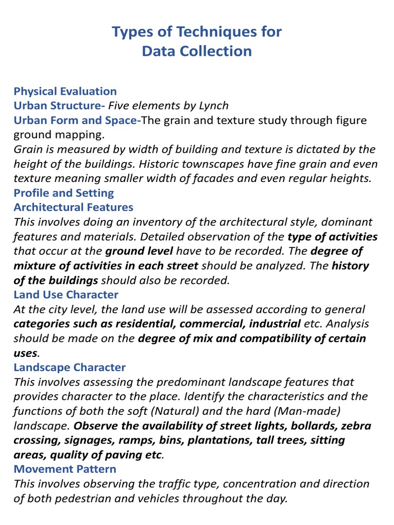 Townscape Analysis Techniques and Maps | PDF