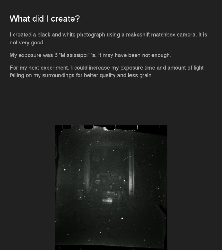 Pinhole Reflection | PDF