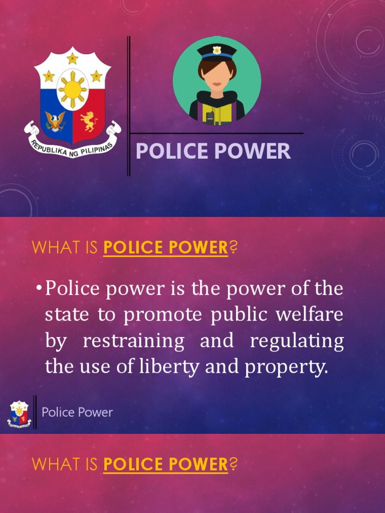 Police Power of The State | PDF | Police Power (United States ...
