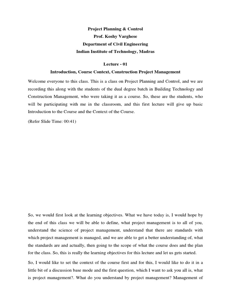 Project Control | PDF | Project Management | Science