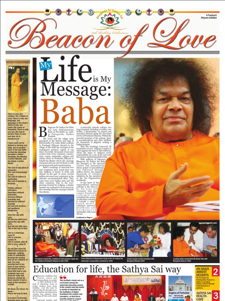 Sathya Sai Baba: Life and Teachings | PDF